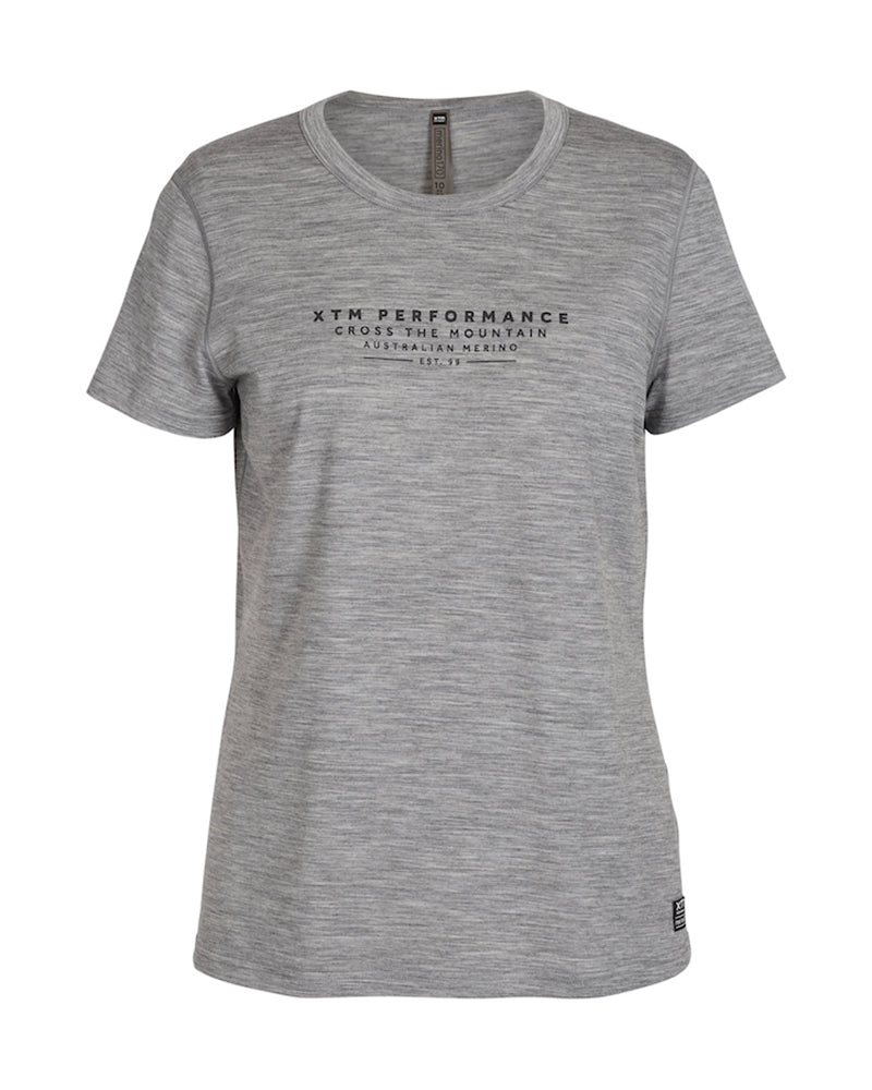 XTM Adventure 170 Merino Ladies Thermal T-Shirt - Torquay Grey – XTM ...